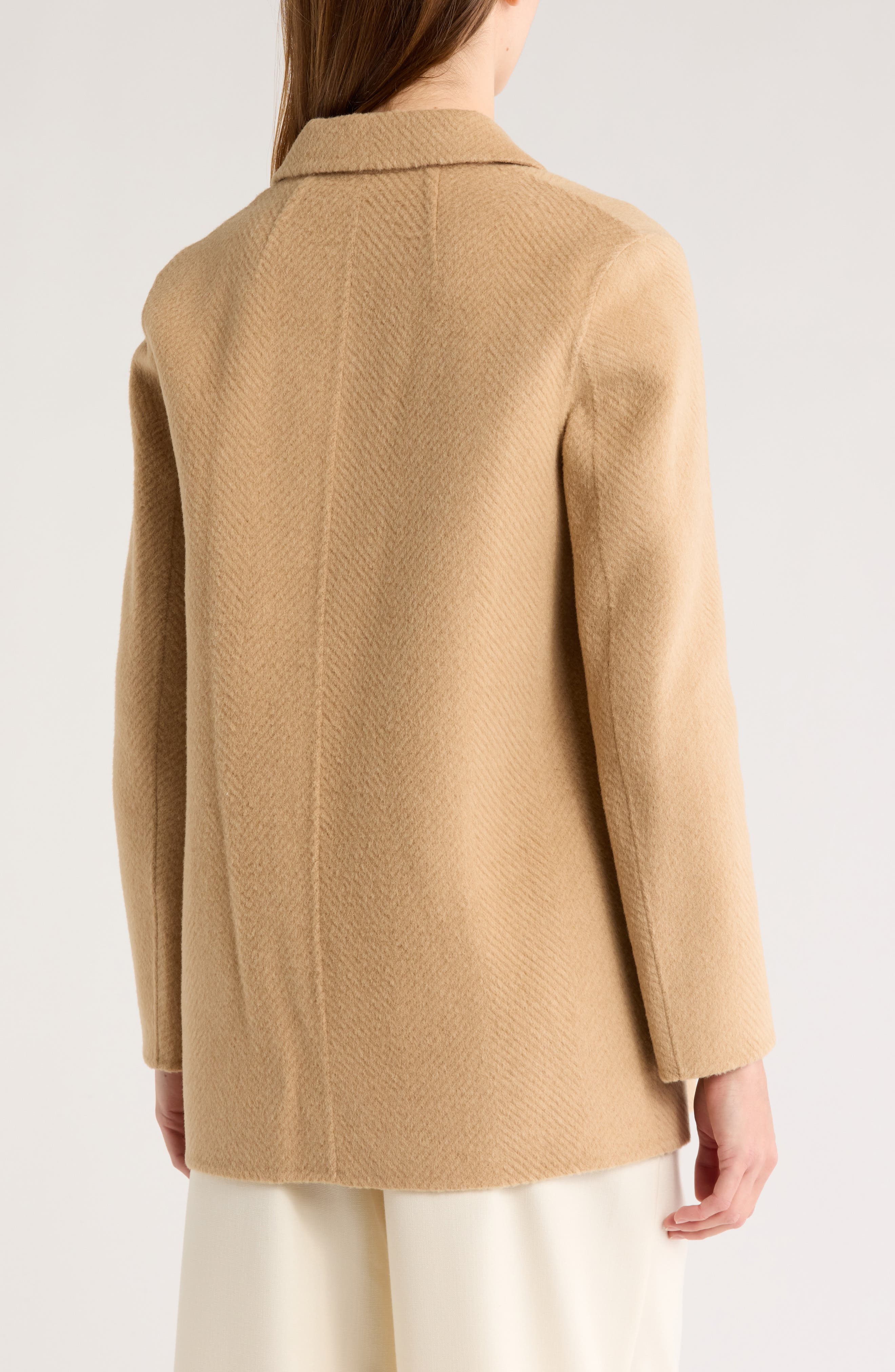 Theory Sileena Chevron Wool Coat | Nordstromrack