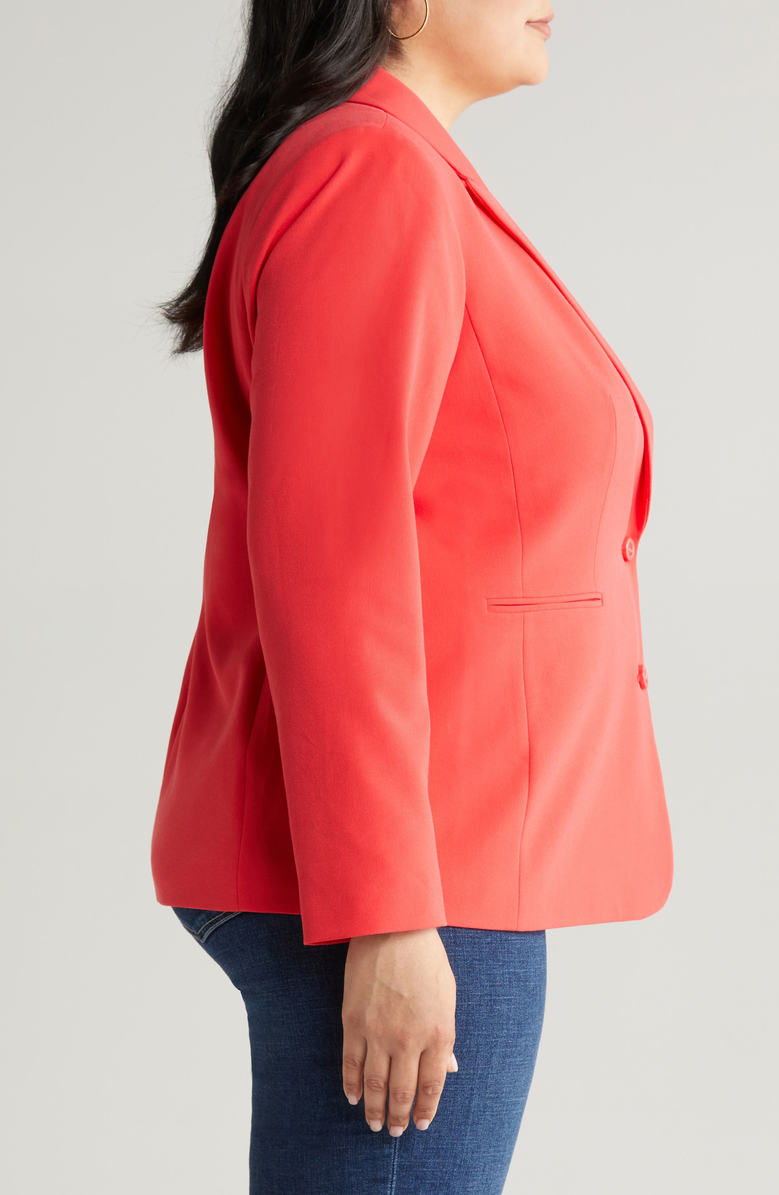 Tahari ASL Stripe Lining Blazer | Nordstrom