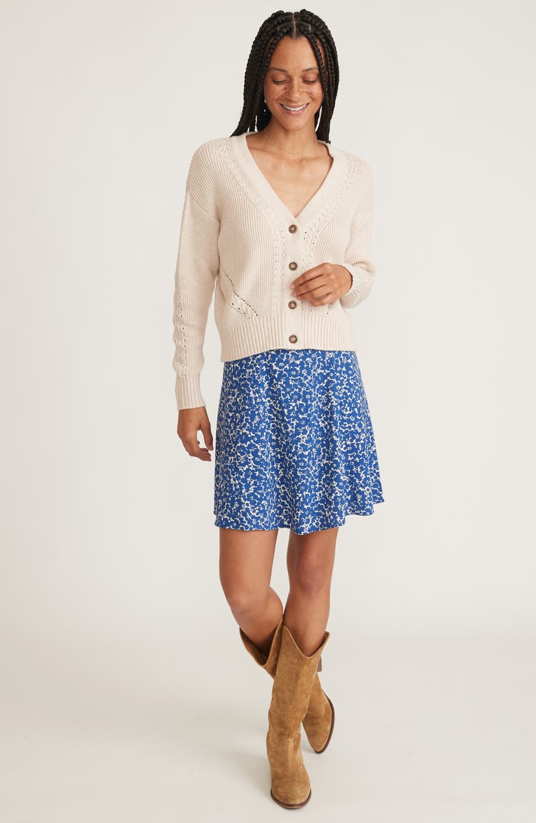 Marine Layer Robin Pointelle Crop Cardigan | Nordstromrack