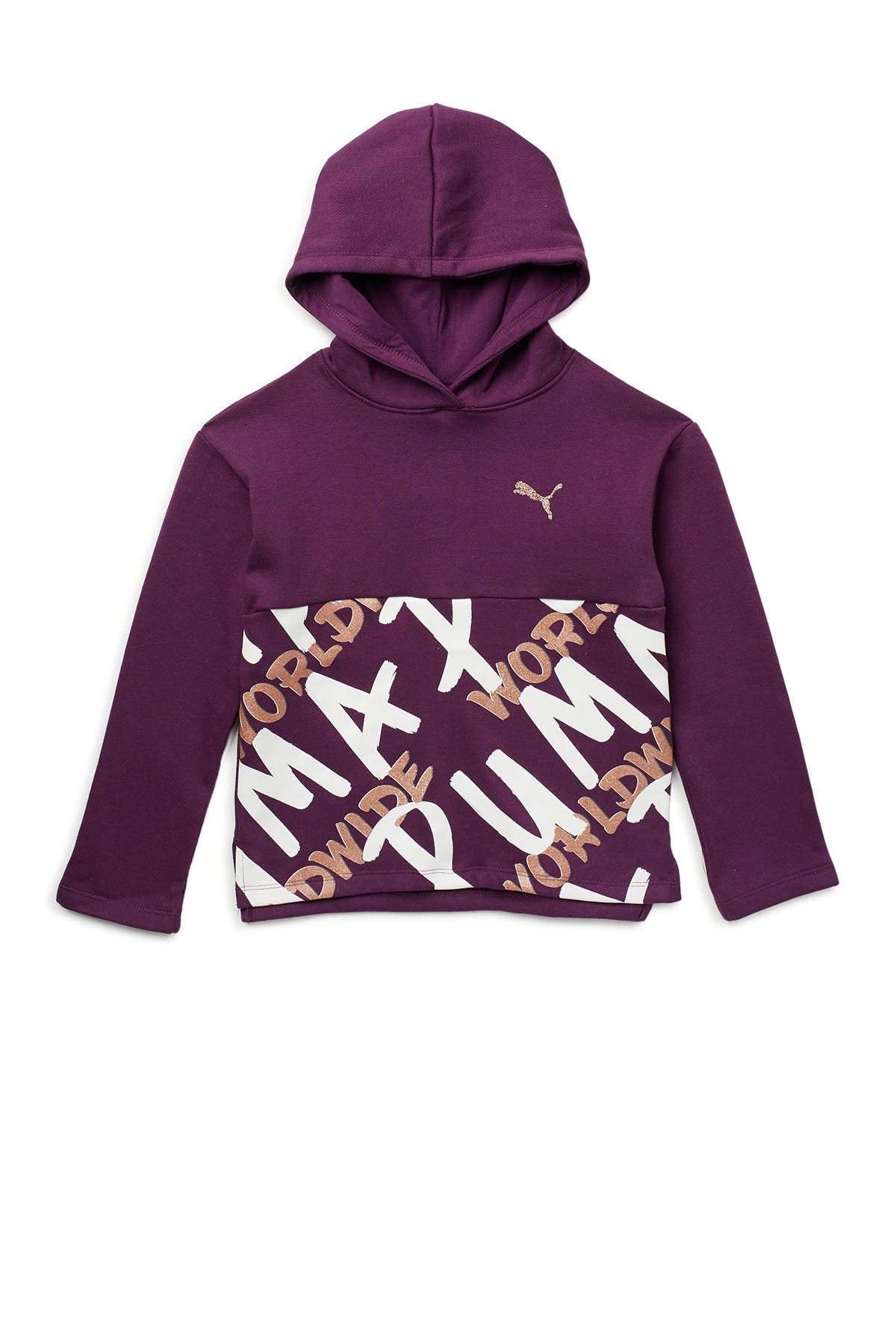 PUMA Tag Pack Fleece Pullover Hoodie | Nordstromrack