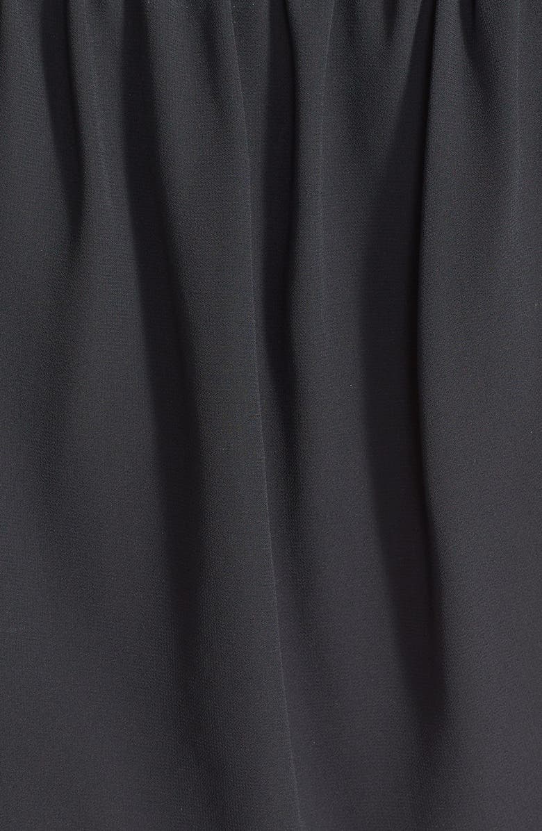 ASTR the Label ASTR Crop Wrap Front Woven Blouse | Nordstrom