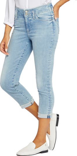 NYDJ Chloe Hollywood Frayed Capri Jeans | Nordstrom