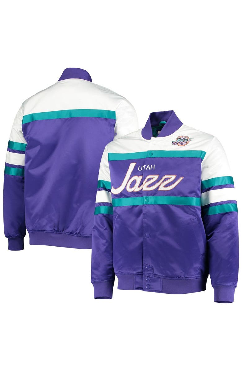 Mitchell & Ness Men's Mitchell & Ness Purple Utah Jazz Hardwood ...