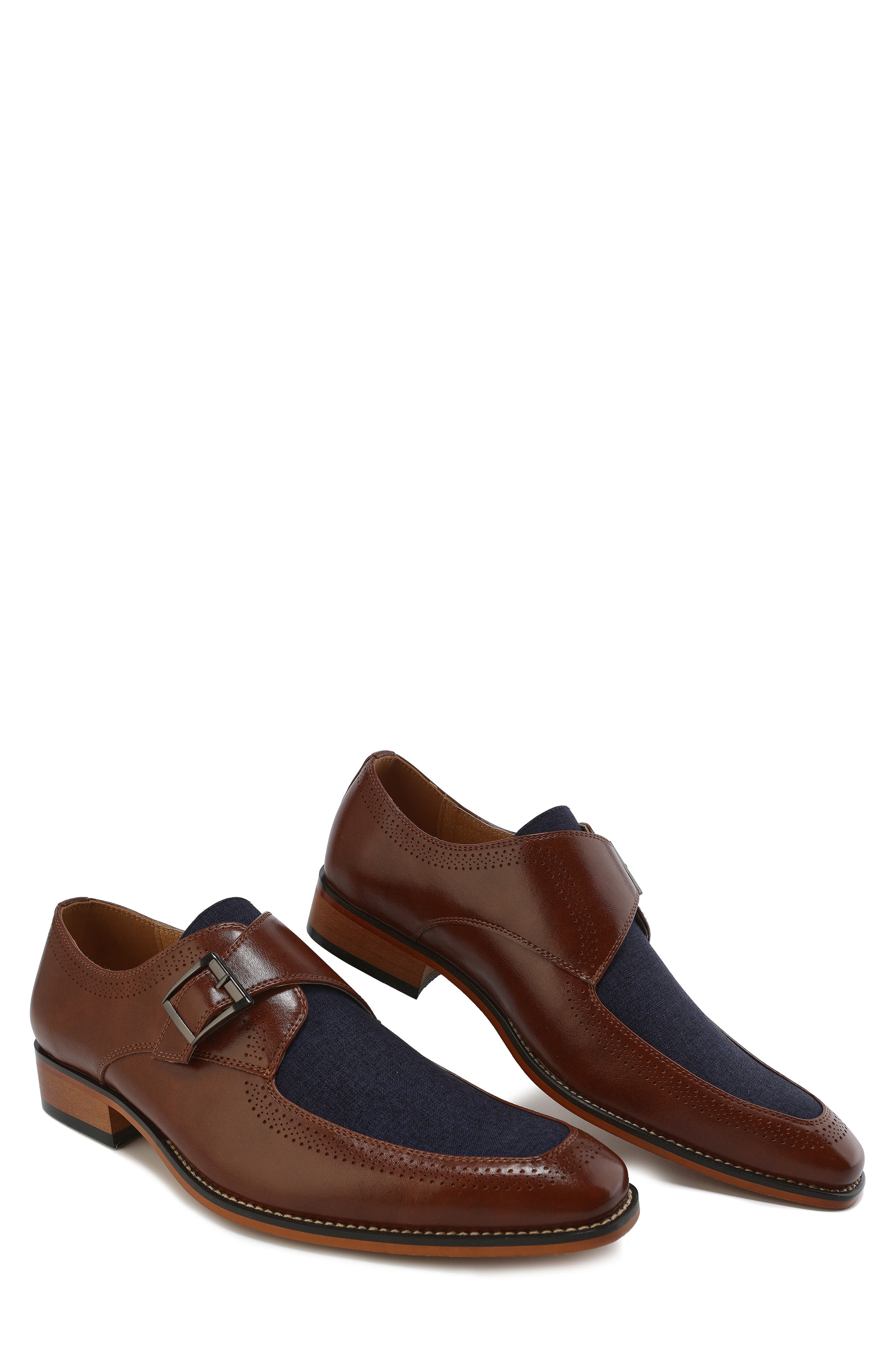 Gino Vitale Moc Toe Monk Strap Loafer (Men) | Nordstromrack