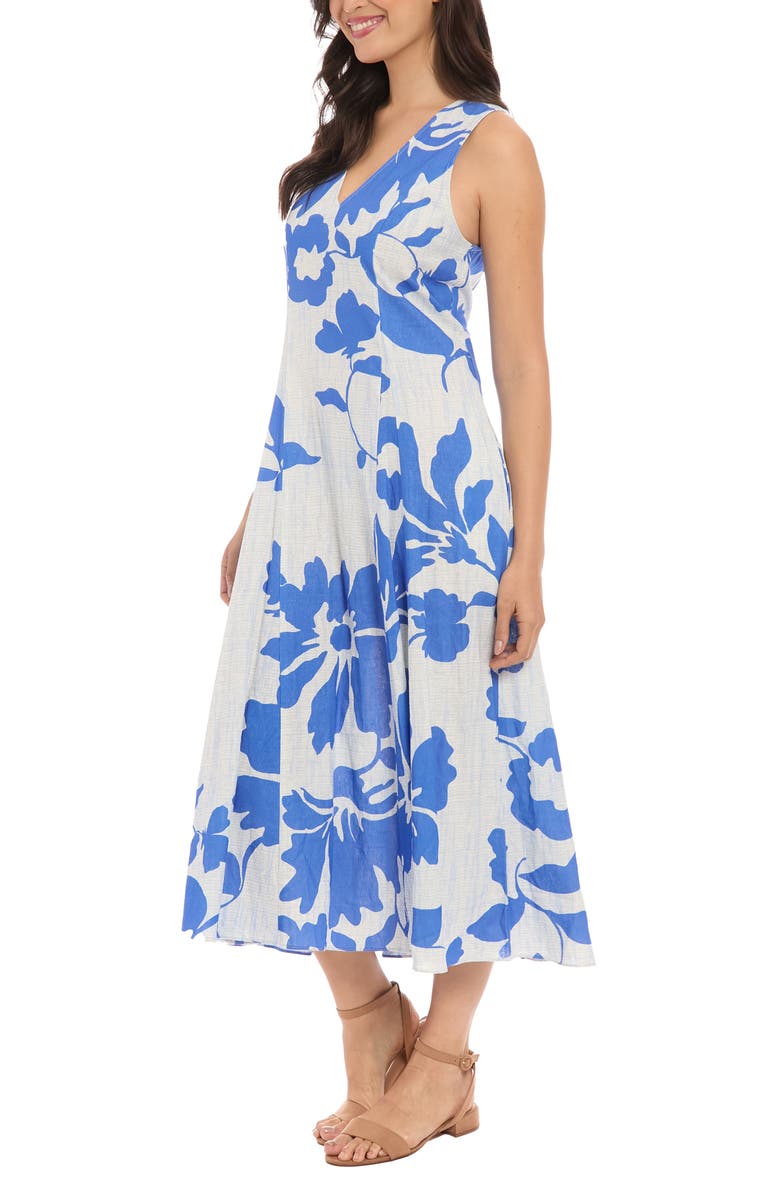 London Times Floral Print A-Line Dress | Nordstromrack