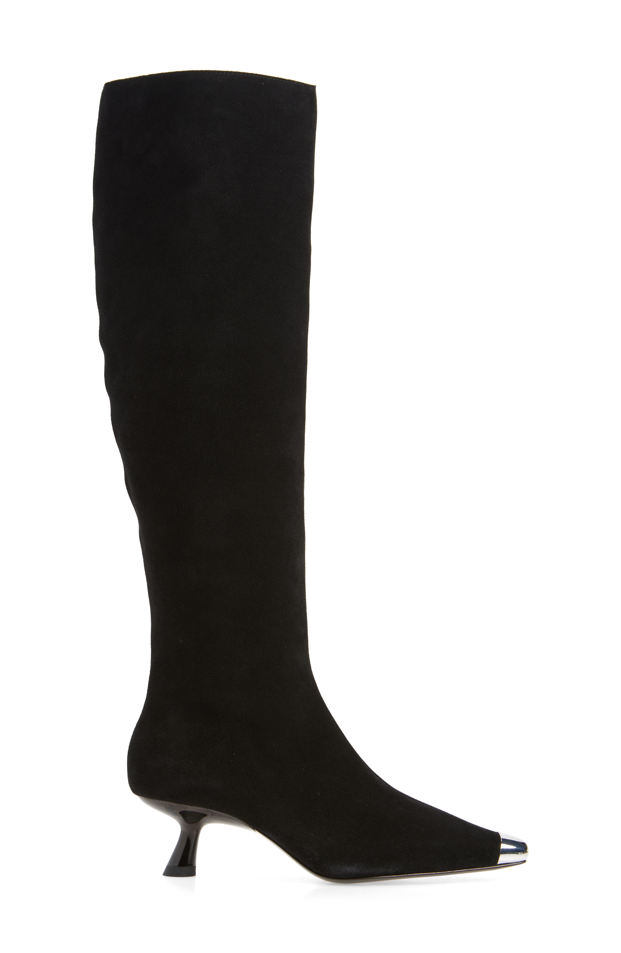 Simon Miller Kuki Cap Toe Over the Knee Kitten Heel Boot (Women ...