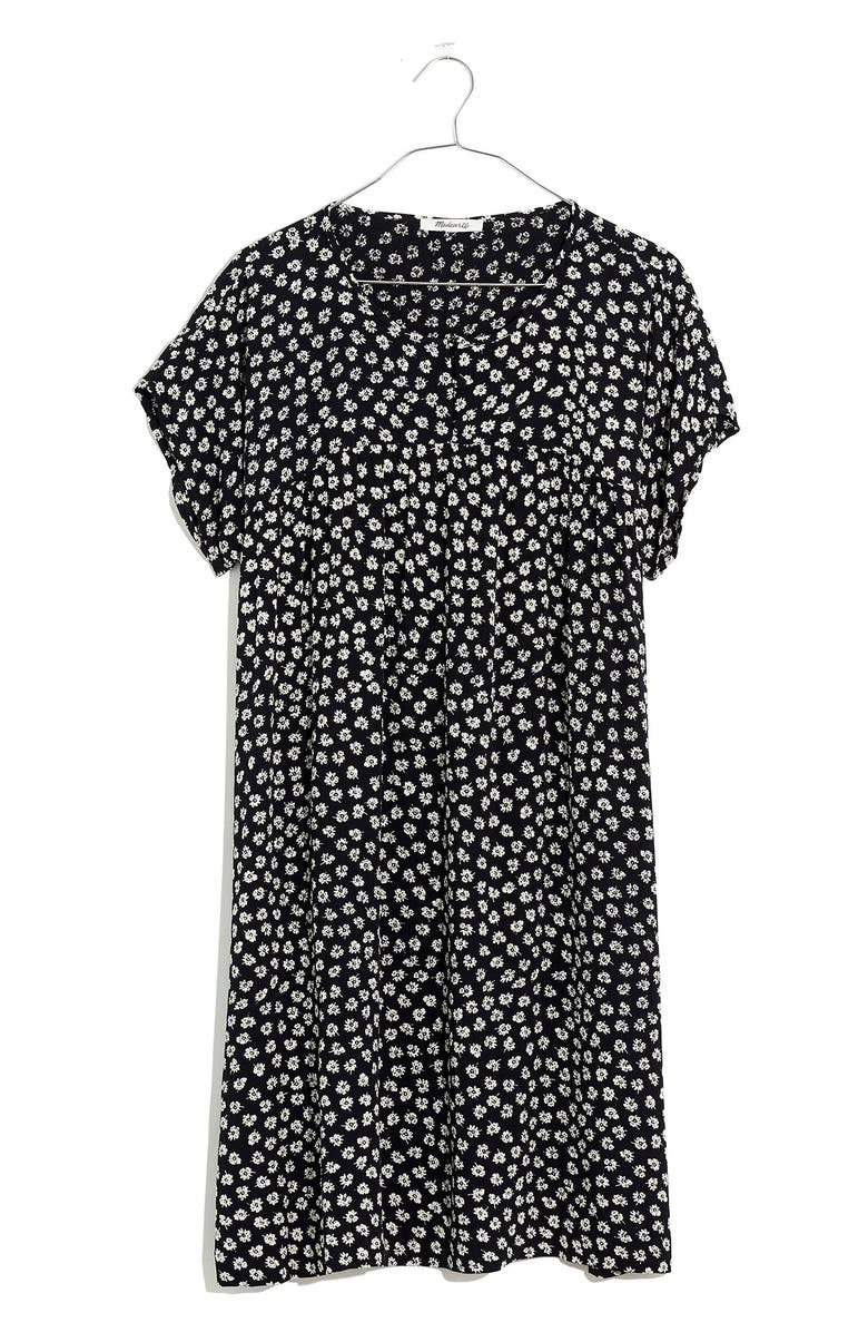 Madewell Woodcut Flower Shirred Easy Dress | Nordstromrack