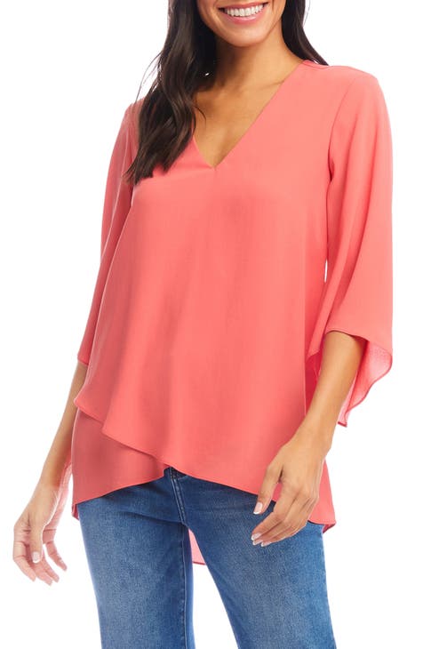 Women's Coral Tops | Nordstrom