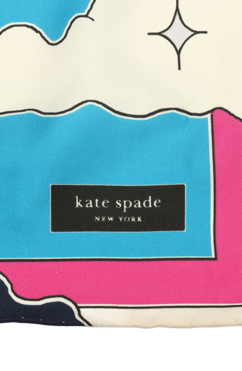 Kate Spade New York outer space silk square scarf | Nordstromrack