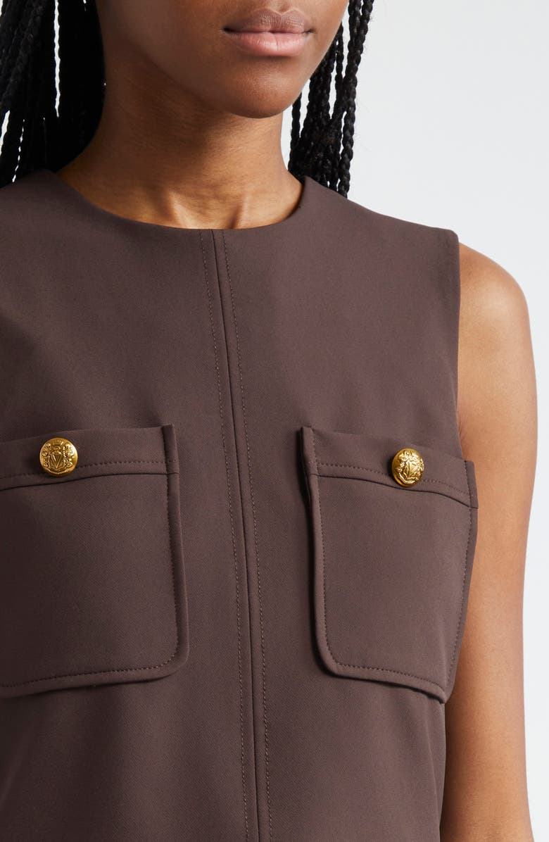 Veronica Beard Yareli Boxy Sleeveless Top | Nordstromrack