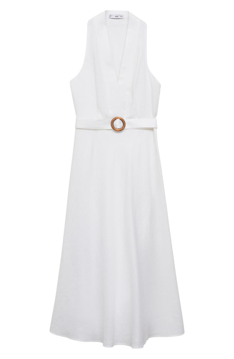 MANGO Lisa2 Sleeveless Linen Midi Dress | Nordstromrack