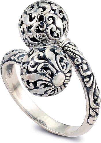 SAMUEL B. Sterling Silver Ball Baypass Ring | Nordstromrack