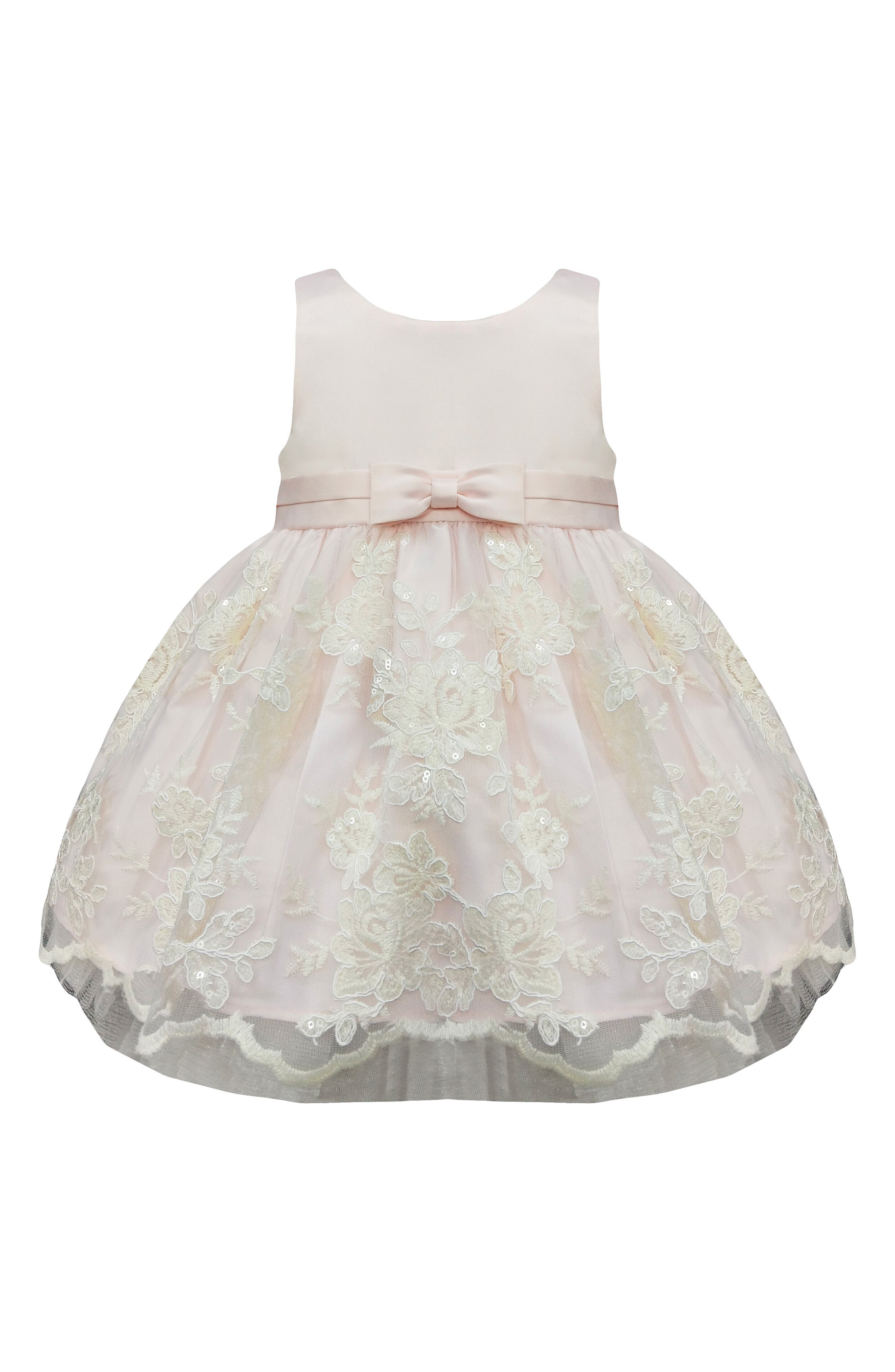 AMERICAN PRINCESS Sequin Embroidered Tulle Party Dress | Nordstromrack