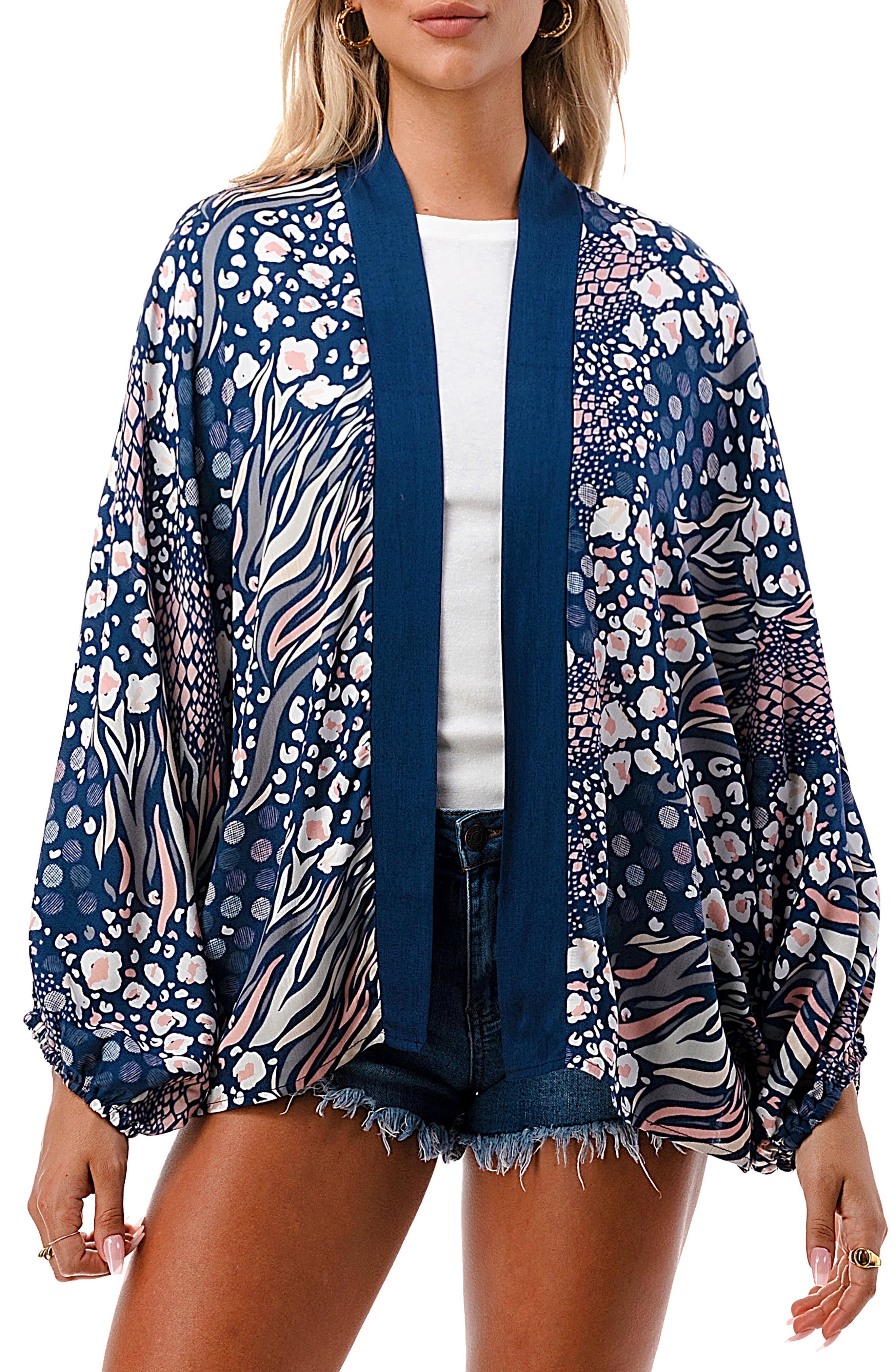 MARCUS ADLER Floral Print Topper | Nordstromrack