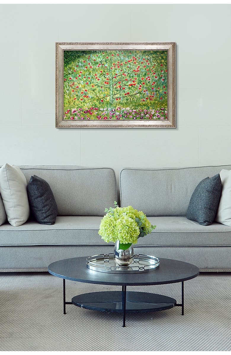 OVERSTOCK ART The Apple Tree by Gustav Klimt Framed Hand Painted Oil ...