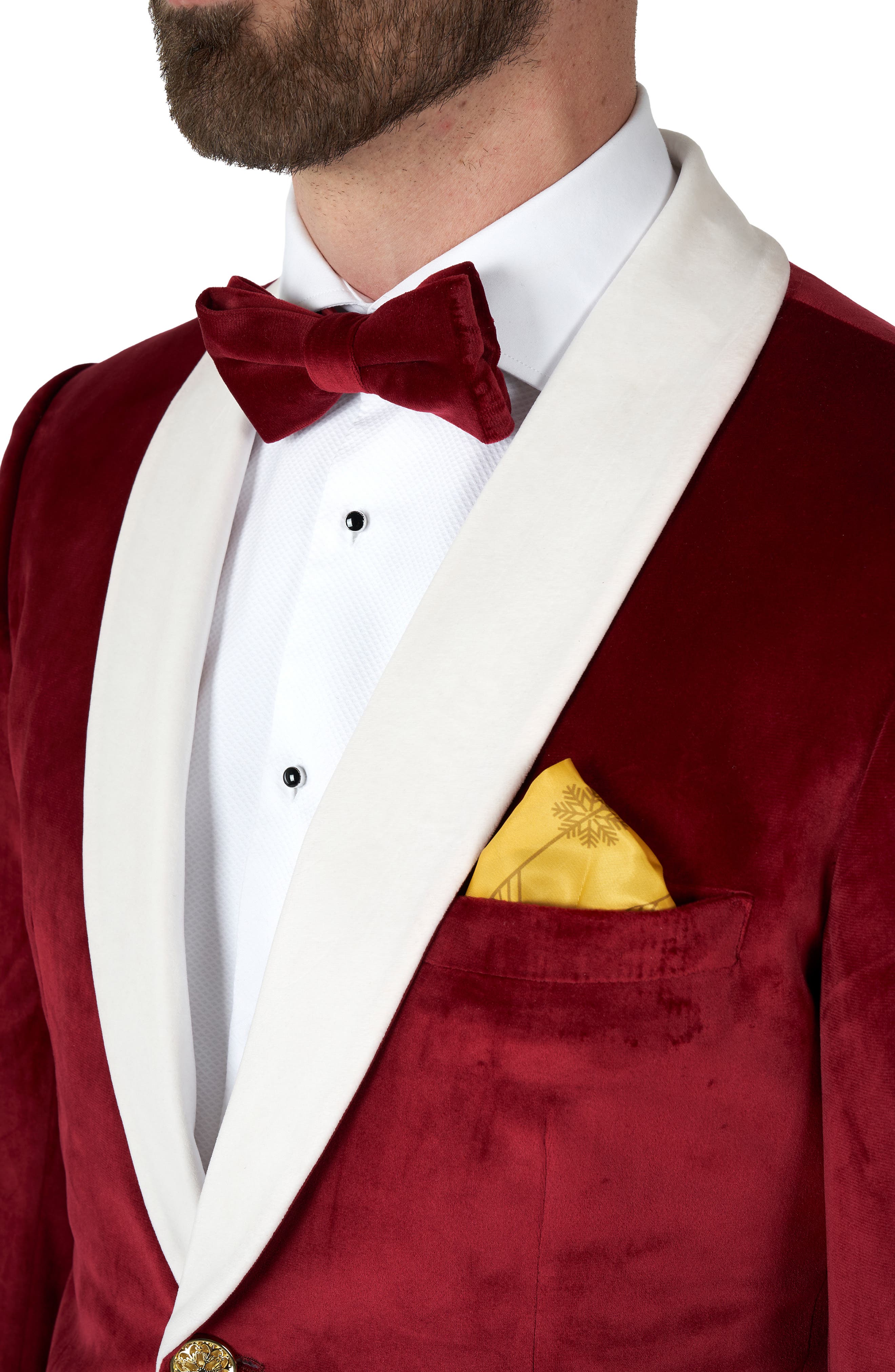 OppoSuits Velvet Vibes Shawl Collar Tuxedo & Bow Tie (Men) | Nordstromrack