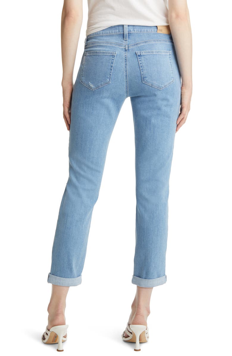 PAIGE Brigitte Ripped Straight Leg Jeans | Nordstromrack