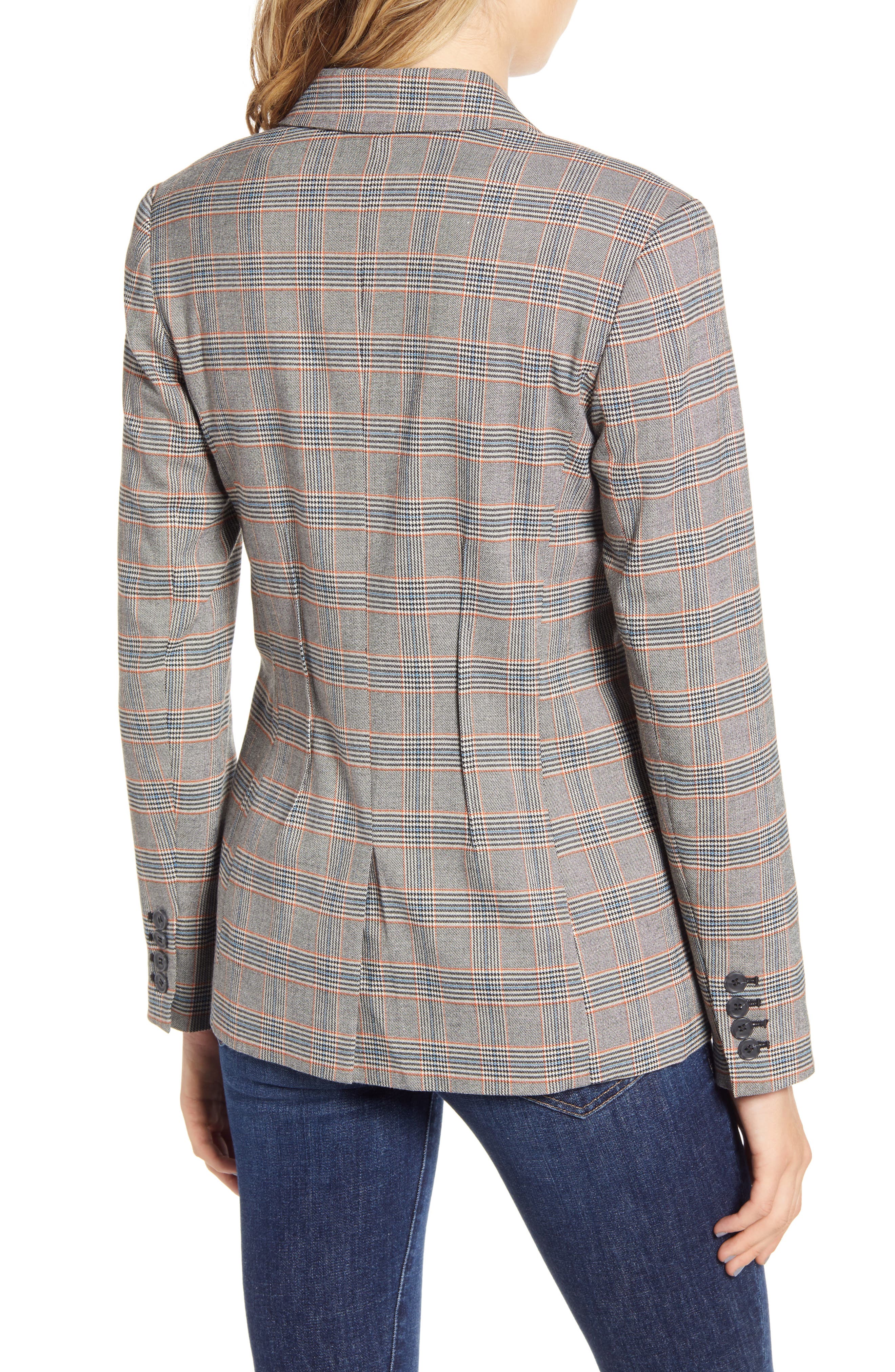 Chelsea28 Darted Check Blazer | Nordstromrack