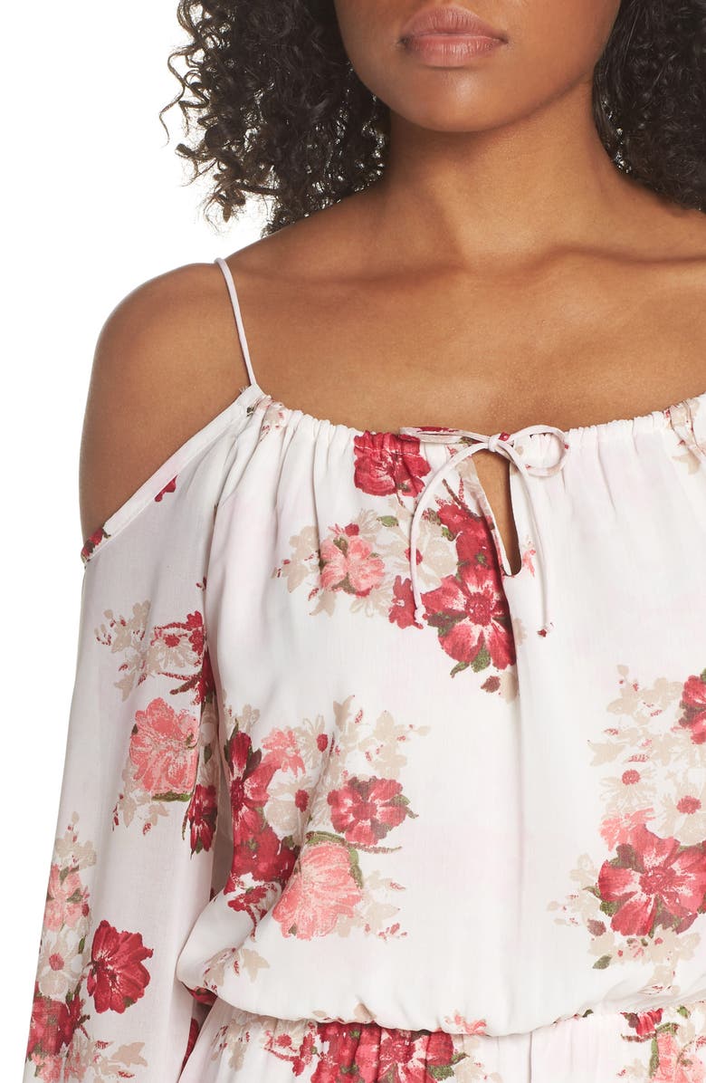 Fraiche by J Cold Shoulder Midi Dress | Nordstromrack