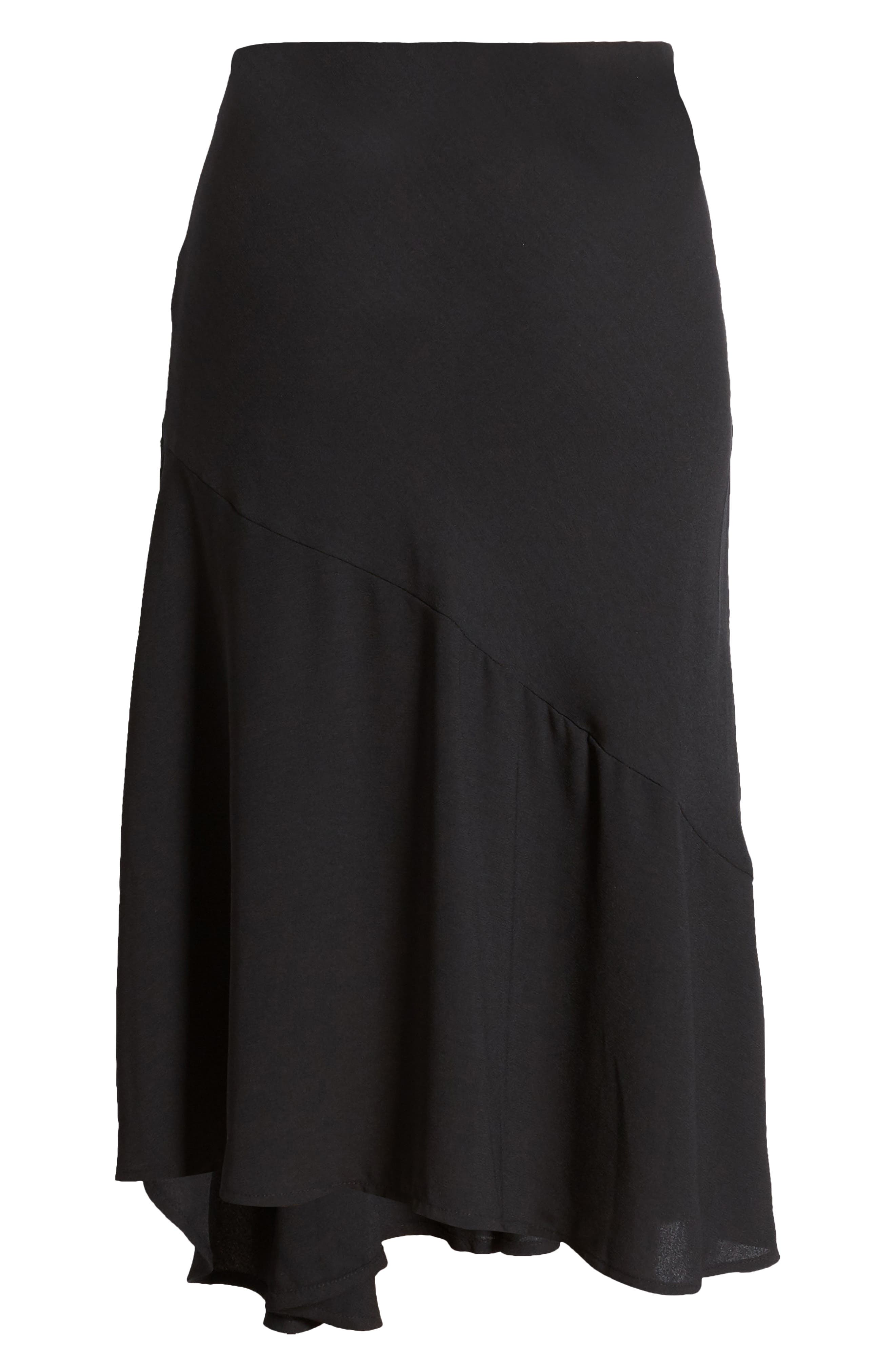 Halogen® Asymmetrical Midi Skirt | Nordstromrack