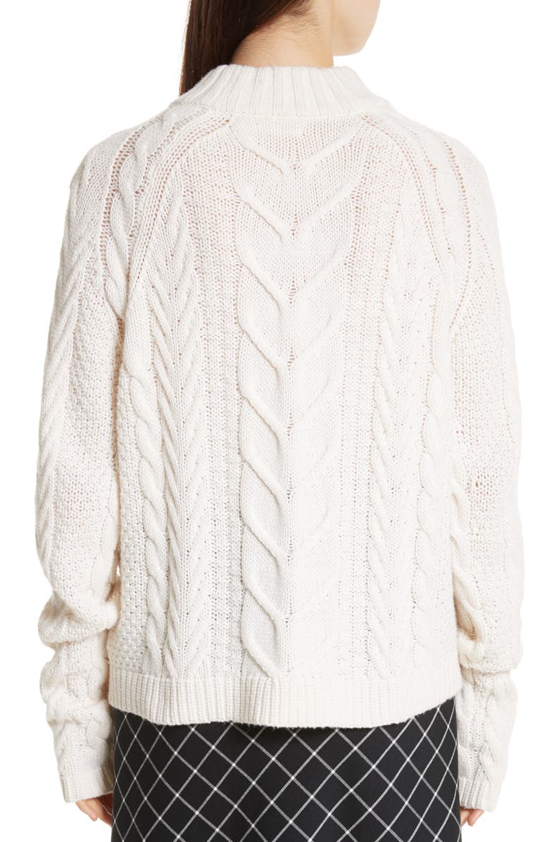 Robert Rodriguez Cable Knit Merino Wool & Cashmere Sweater | Nordstrom