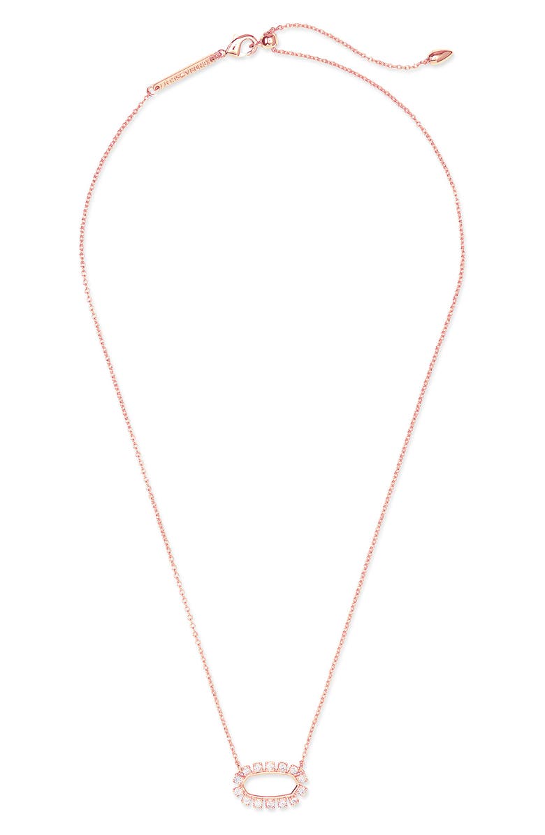 Kendra Scott Elisa Open Frame Crystal Pendant Necklace | Nordstromrack
