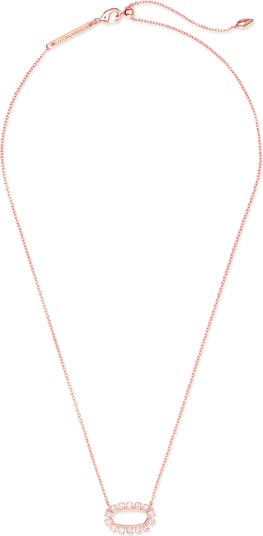 Kendra Scott Elisa Open Frame Crystal Pendant Necklace | Nordstromrack