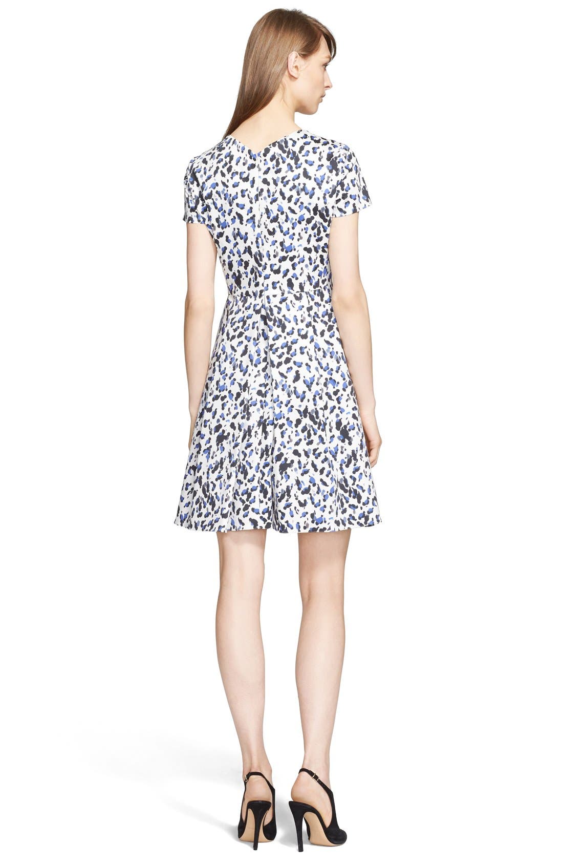 Armani Collezioni Leopard Print Fit & Flare Dress | Nordstrom