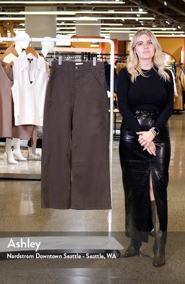 FRAME Modern Patch Pocket Wide Leg Pants | Nordstromrack