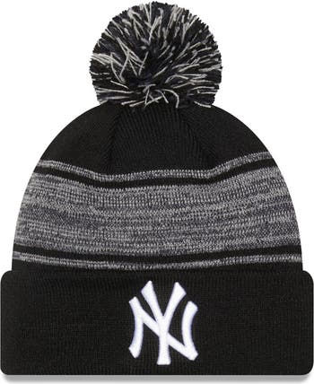 New Era Men's New Era Black New York Yankees Chilled Cuffed Knit Hat ...