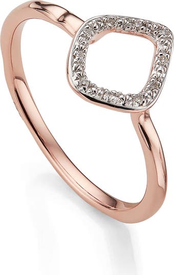 Monica Vinader Riva Mini Kite Diamond Stacking Ring Nordstrom