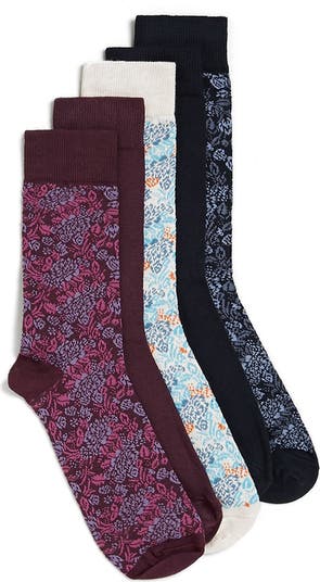 Topman Floral Pattern Socks | Nordstrom