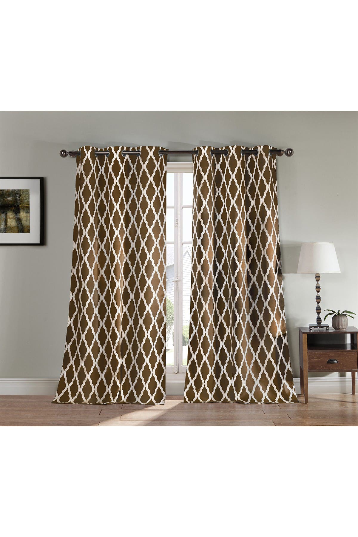Duck River Textile Kittattinny Blackout Curtain - Set of 2 - Chocolate ...