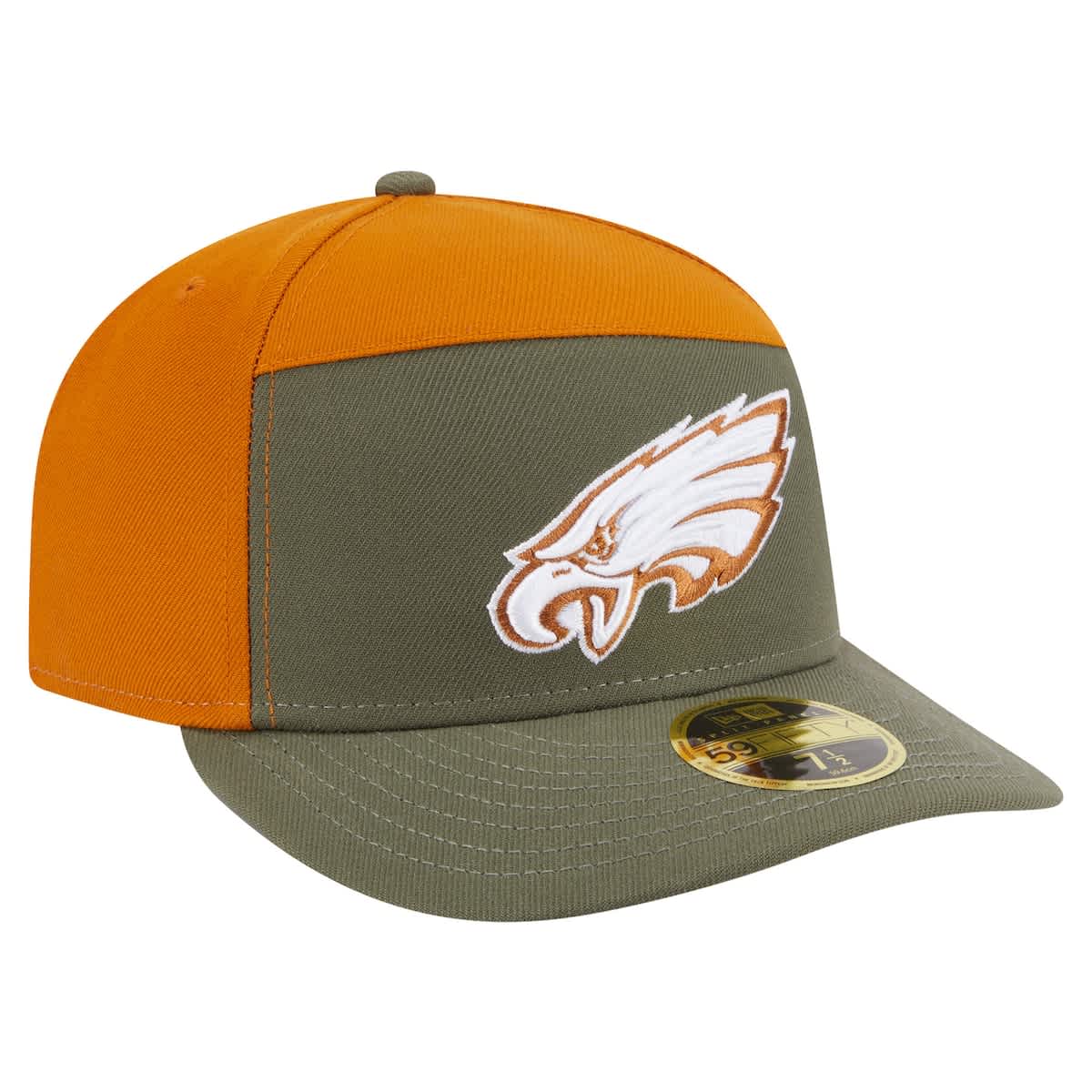 New Era Men's New Era Olive/Brown Philadelphia Eagles Two-Tone Color ...