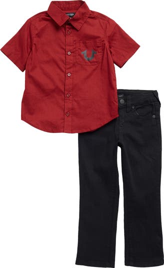 True Religion Brand Jeans Kids' 2-Piece Denim Pants Set | Nordstromrack