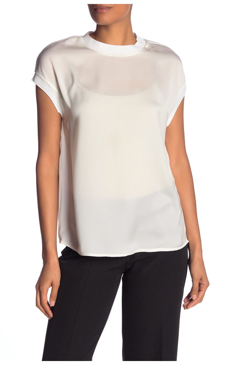 Nanette Lepore Satin Crew Neck Top | Nordstromrack