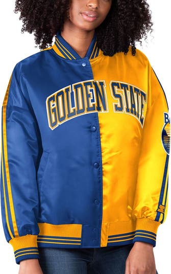 STARTER Women's Starter Royal/Gold Golden State Warriors Split ...