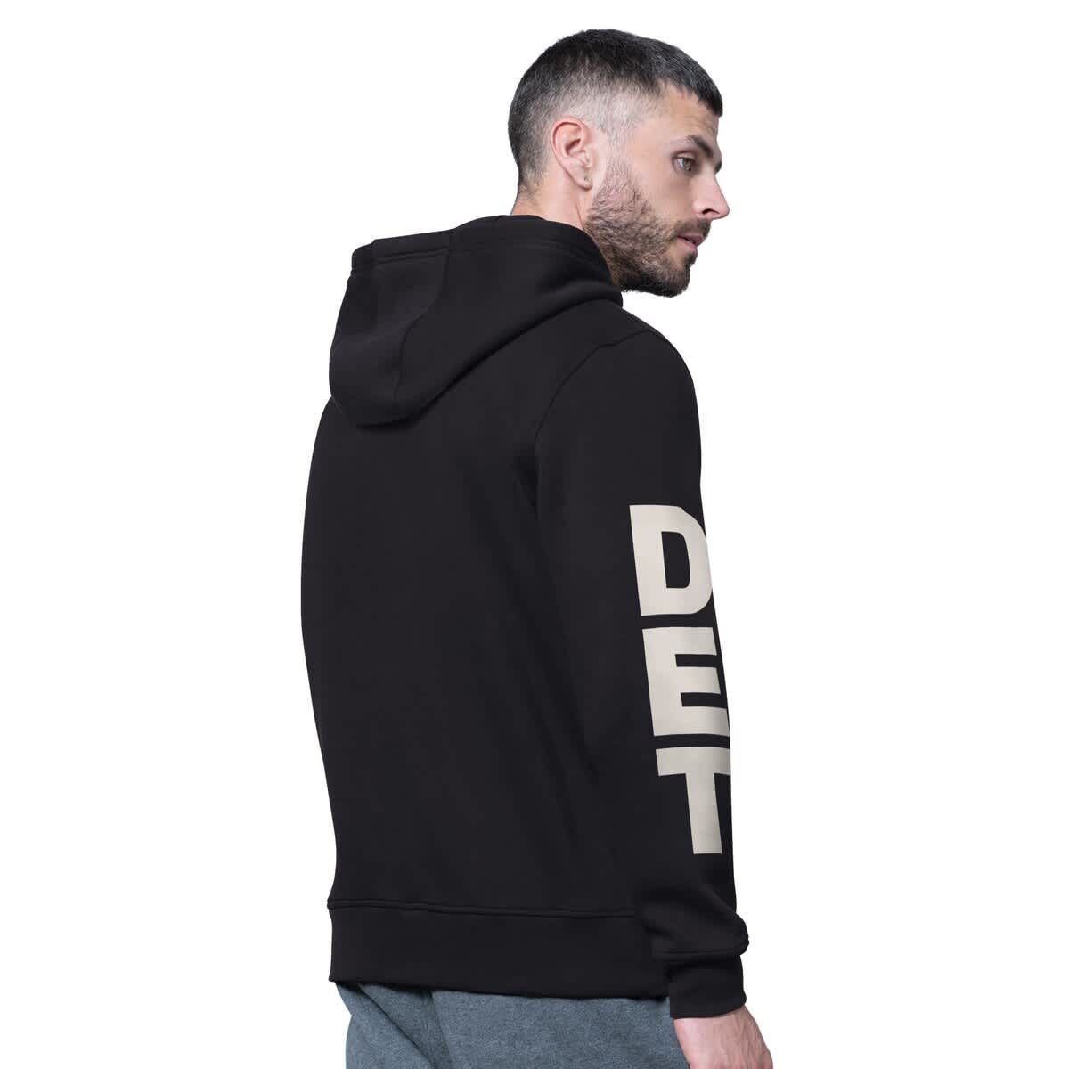 STARTER Men's Starter Black Detroit Lions Handoff Fleece Hoodie ...