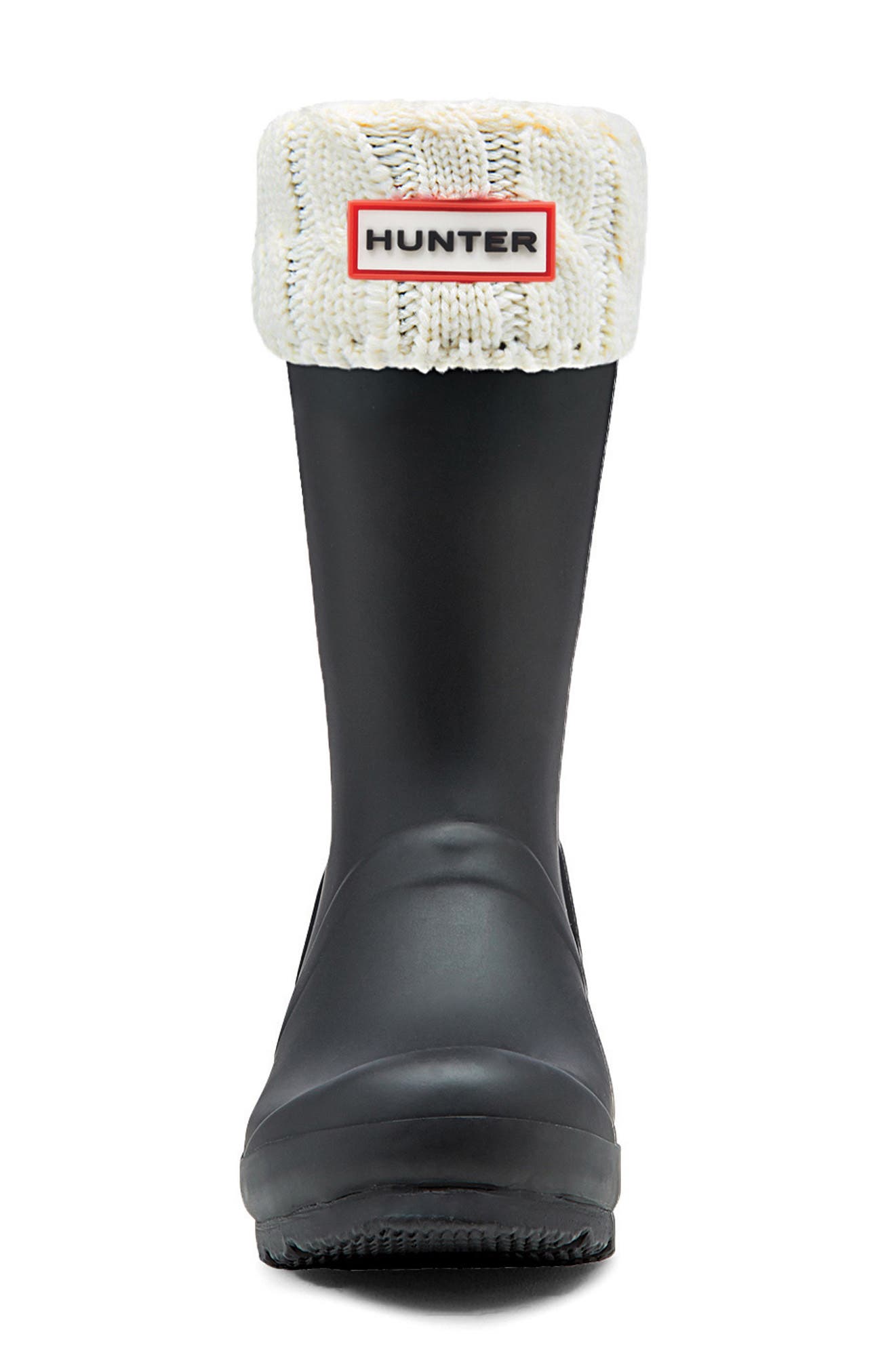 Hunter Cable Knit Cuff Welly Boot Socks | Nordstrom