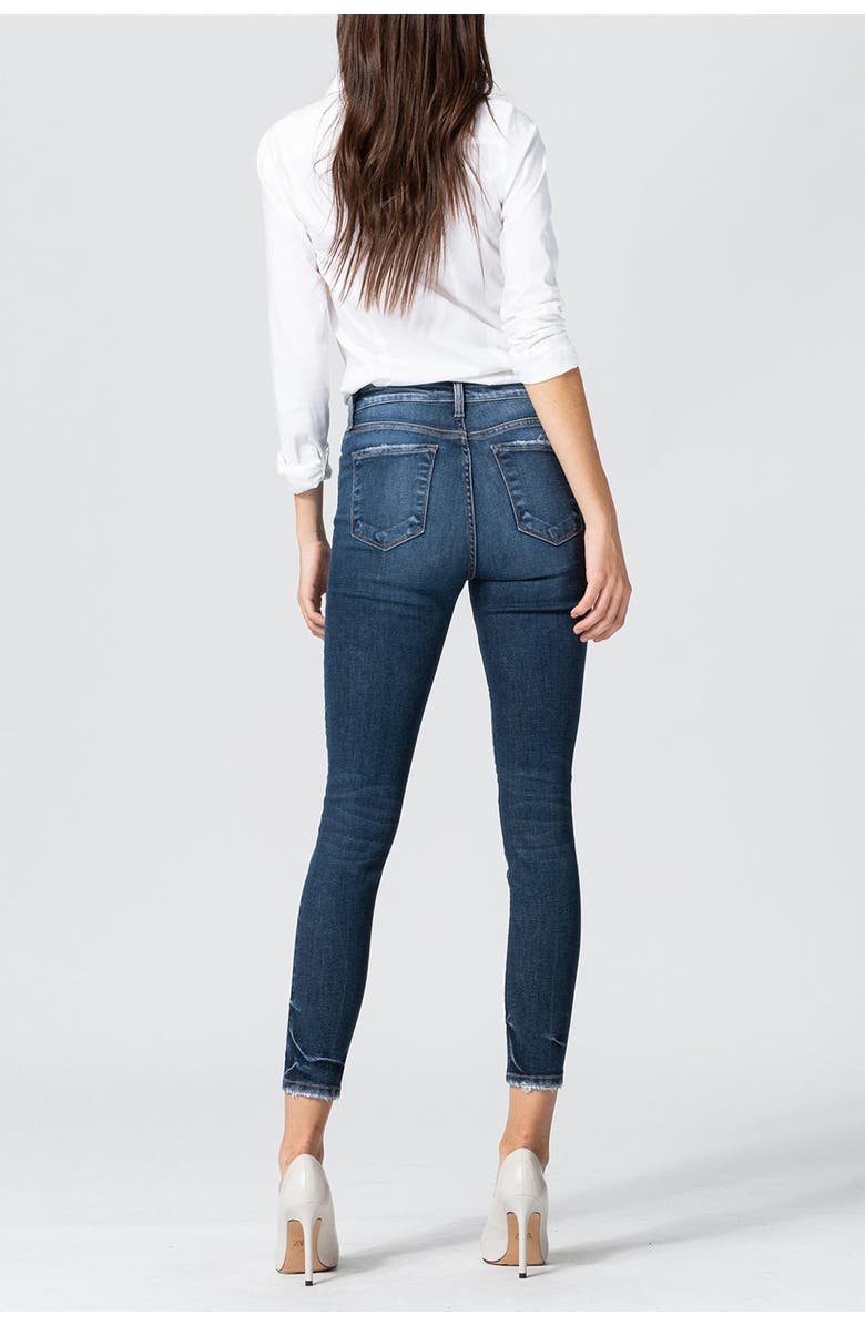 VERVET BY FLYING MONKEY Faria Distressed Crop Skinny Jeans | Nordstromrack