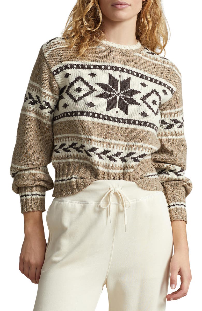 Polo Ralph Lauren Nordic Pattern Crewneck Sweater | Nordstromrack
