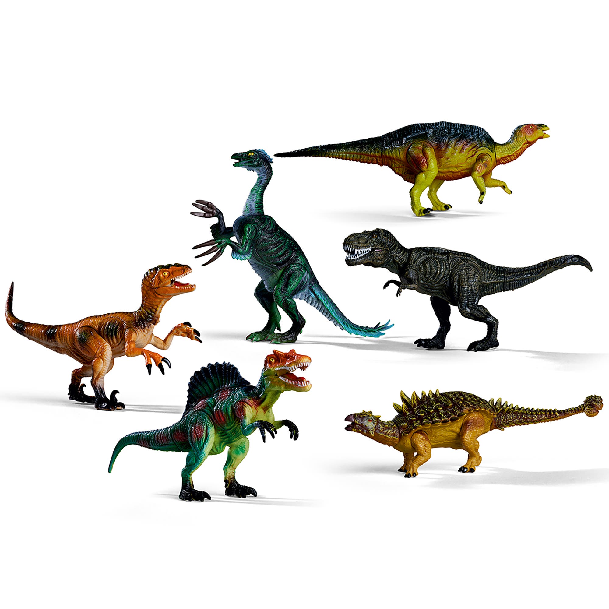 Simba Dino Set 6 Large Dinosaur Figures Realistic Toy Miniatures Kids 3 ...