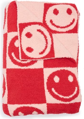 ENVOGUE Smiley Check Throw Blanket | Nordstromrack