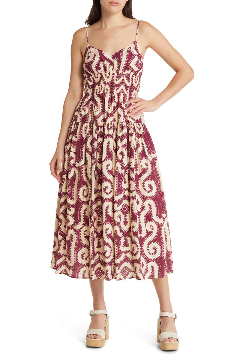 MOON RIVER Smocked Waist Sundress | Nordstromrack
