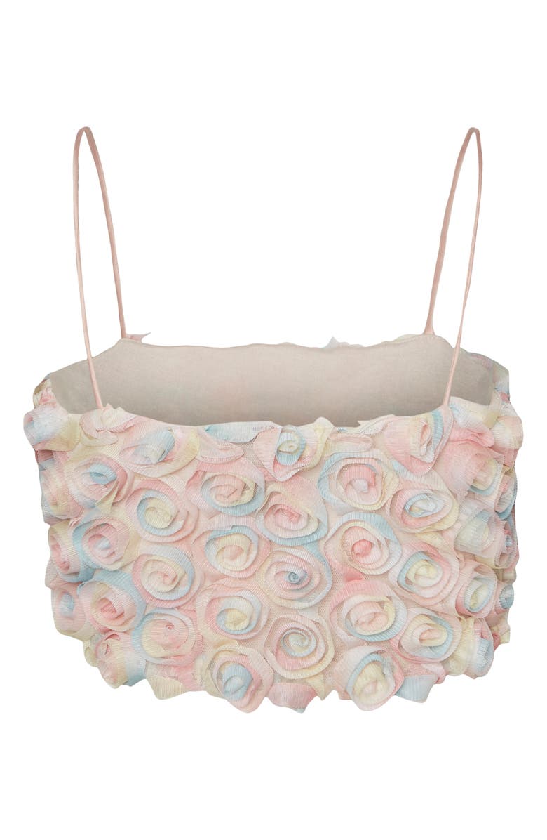 SOMETHING NEW Milly Rosette Crop Camisole | Nordstromrack