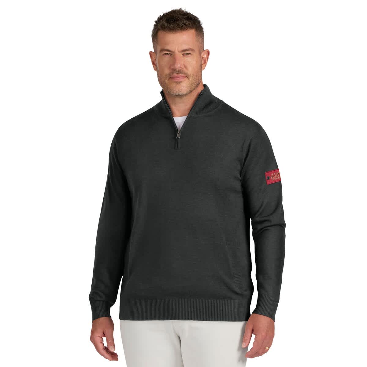 J. Palmer Men's J. Palmer Black San Francisco 49ers Franchise Quarter ...