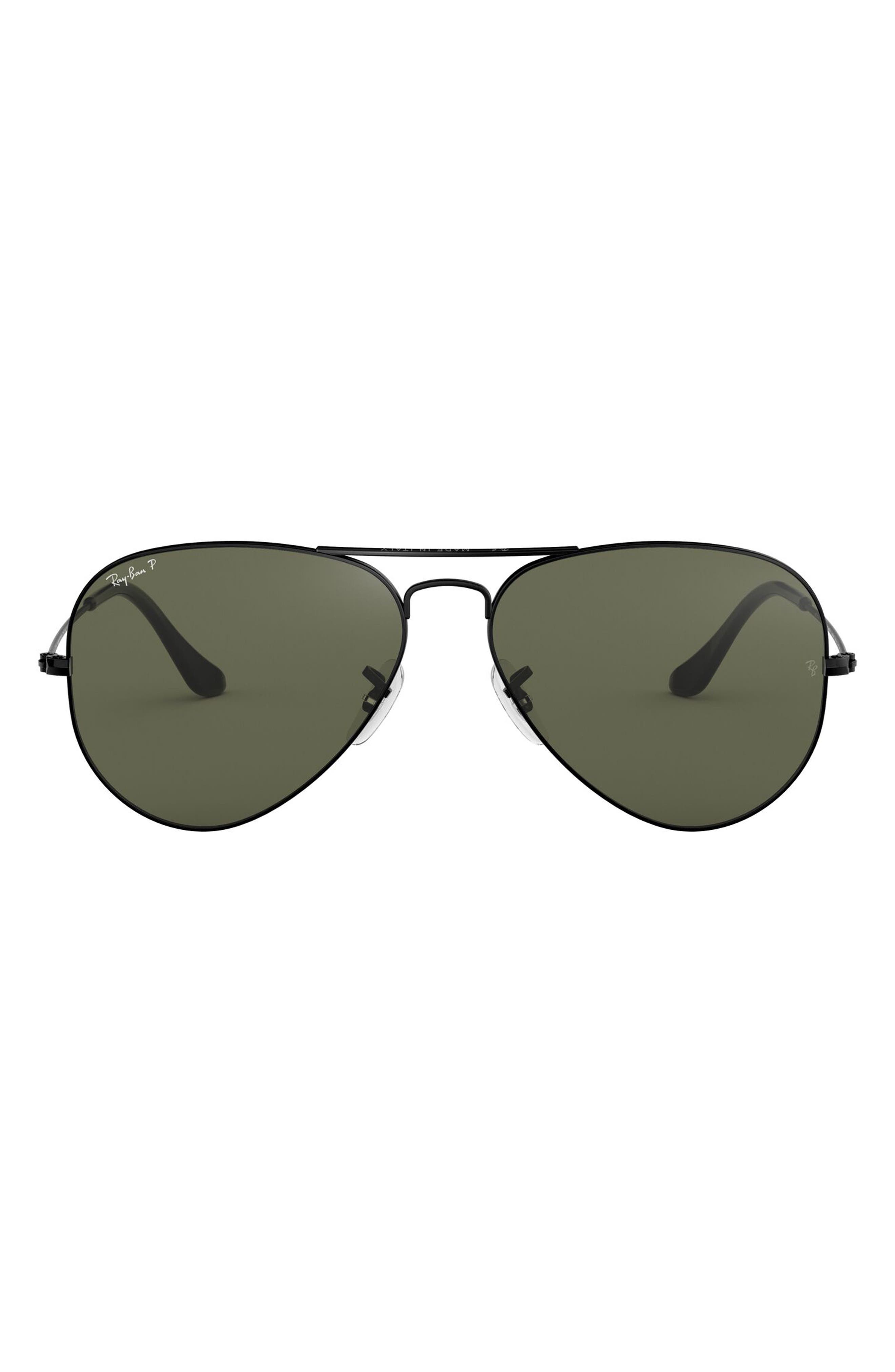 Ray-Ban 58mm Polarized Aviator Sunglasses | Nordstrom