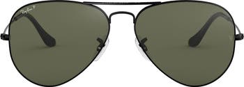Ray-Ban 58mm Polarized Aviator Sunglasses | Nordstrom