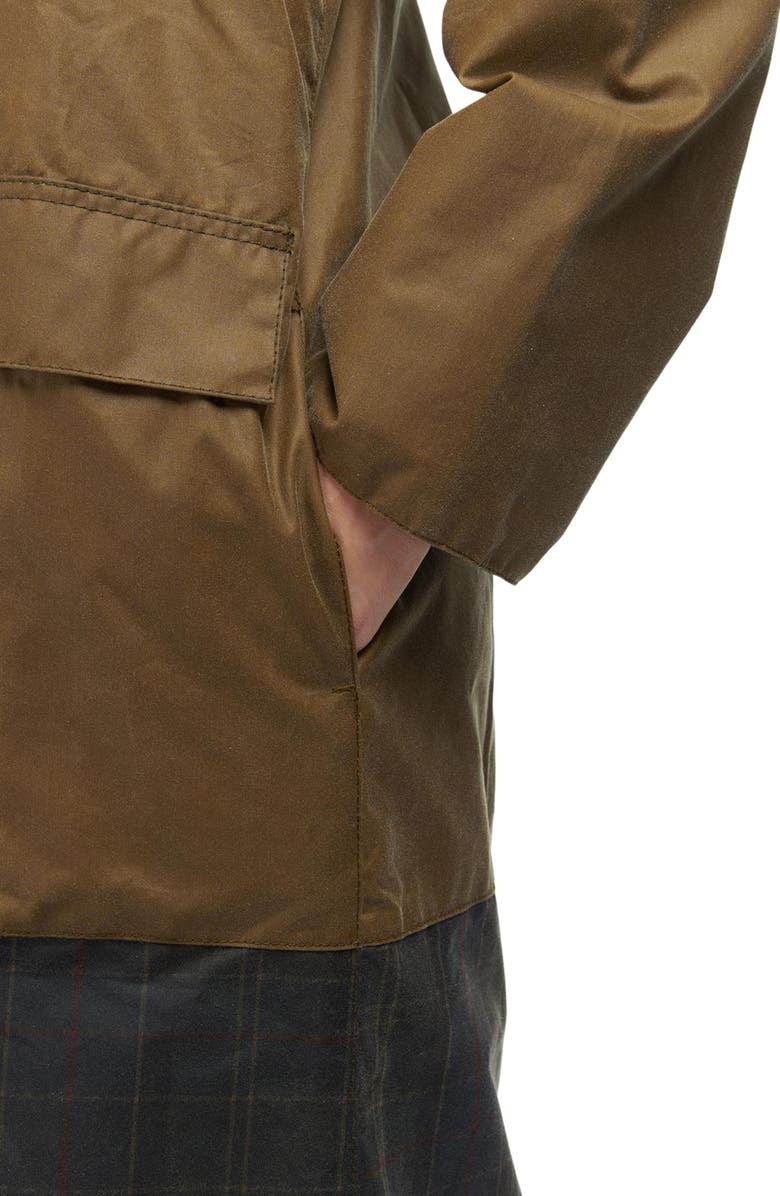 BARBOUR X GANNI x Ganni Burghley Organic Cotton Longline Coat | Nordstrom