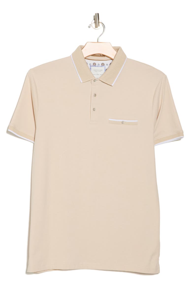 DENIM AND FLOWER Tipped Polo | Nordstromrack